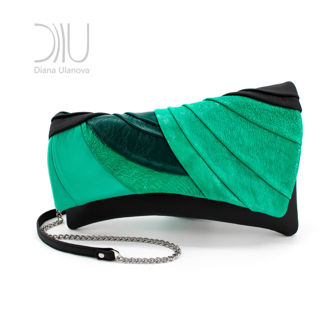 Evening Clutch-ART | Leather handmade bags designed by Diana Ulanova