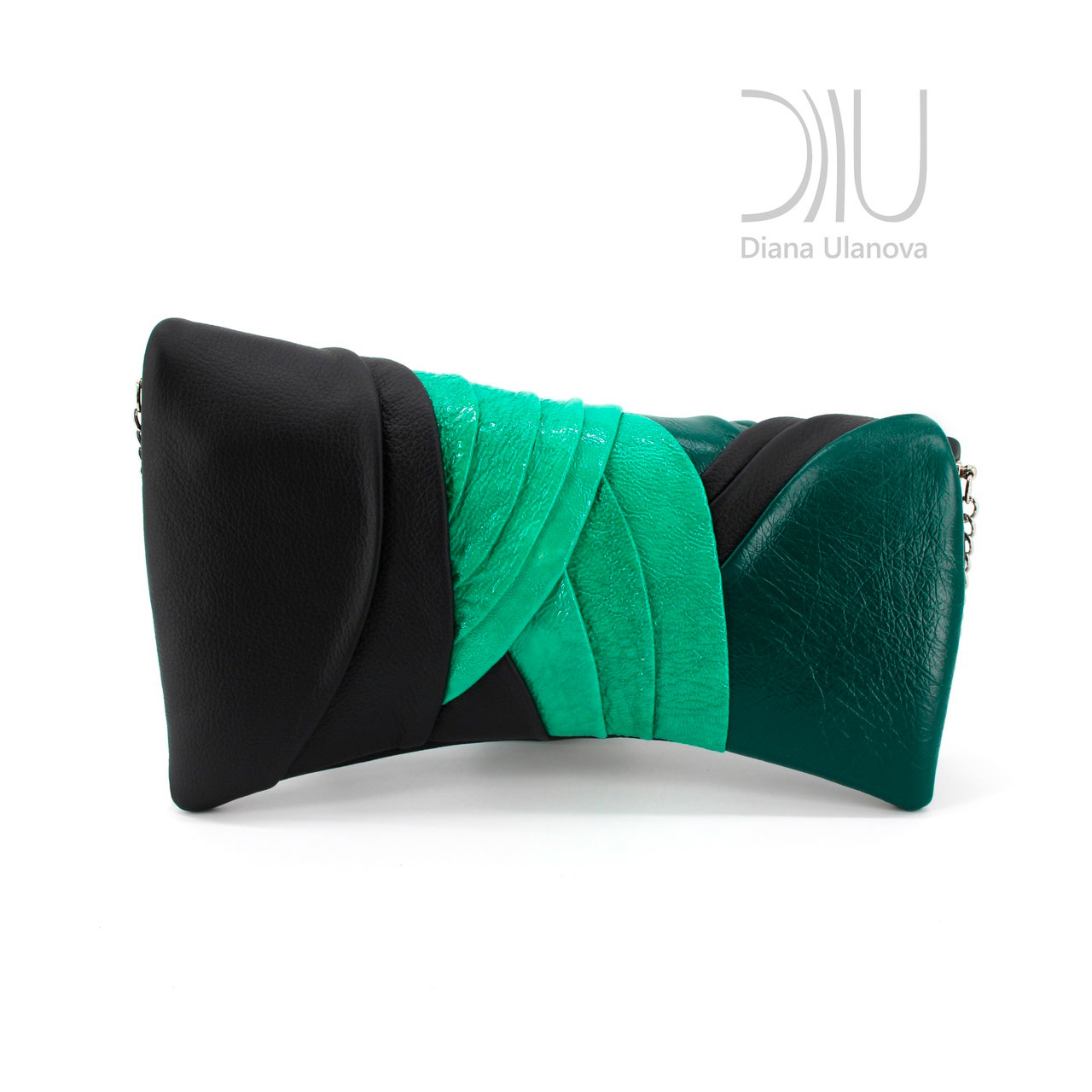 Evening Clutch-ART | Leather handmade bags designed by Diana Ulanova